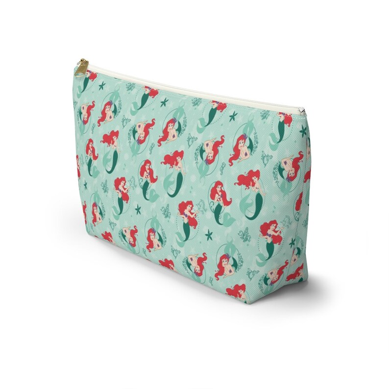Ariel Little Mermaid Pouch - Disney Princess Pouch - Disney - Zipper ...