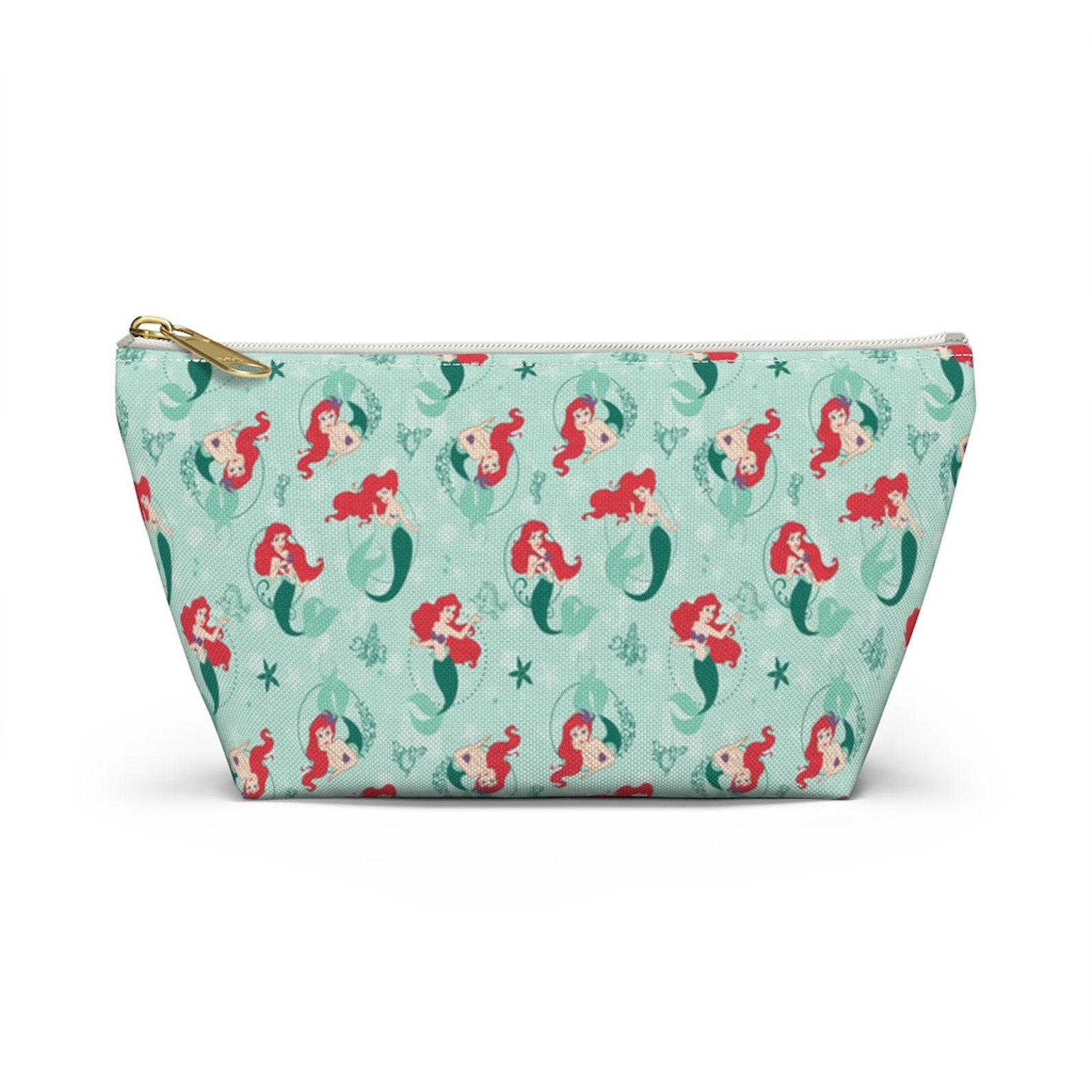 Ariel Little Mermaid Pouch - Disney Princess Pouch - Disney - Zipper ...