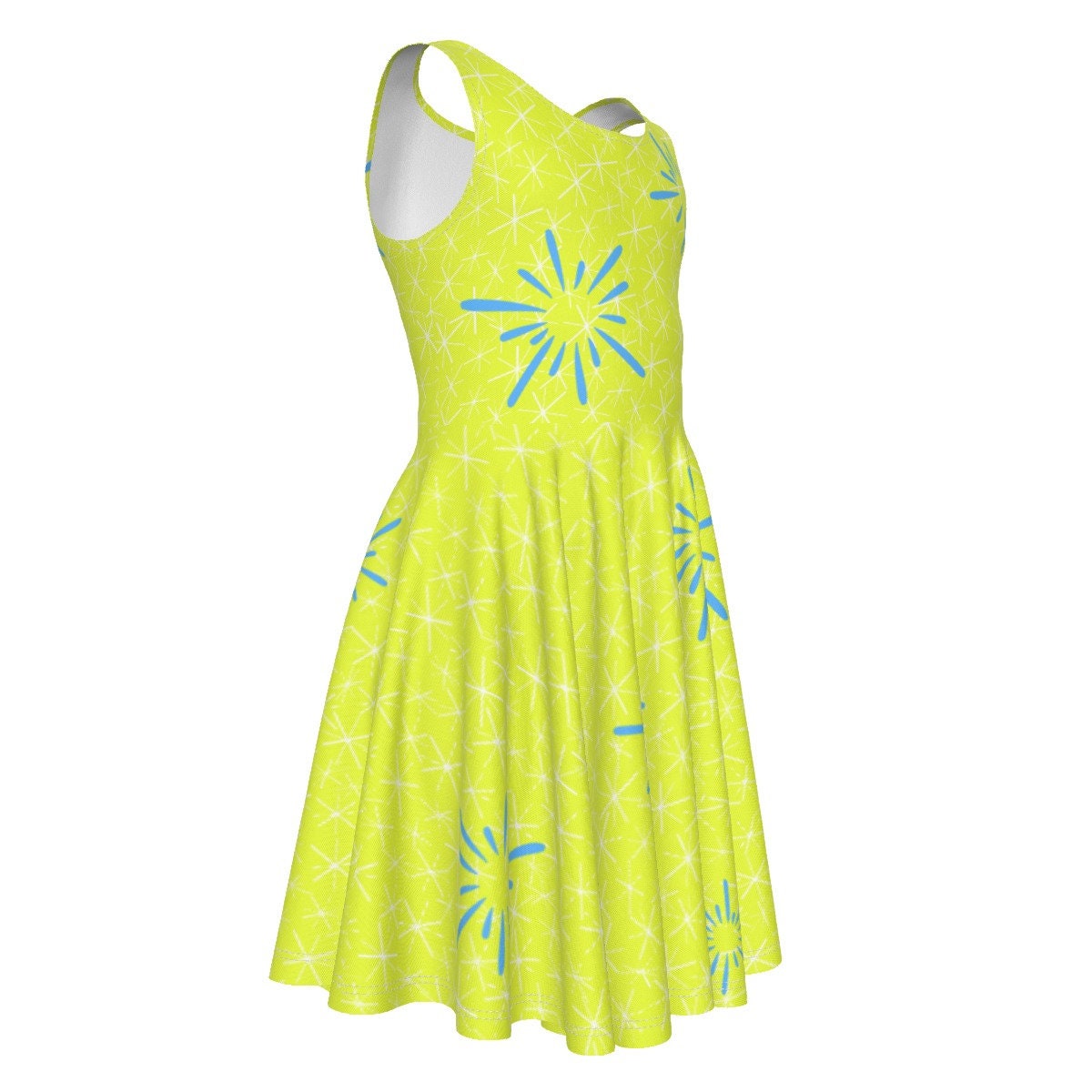 Joy - Inside Out - Disney Bounding - Pixar - Kid's Sleeveless Dress - Etsy