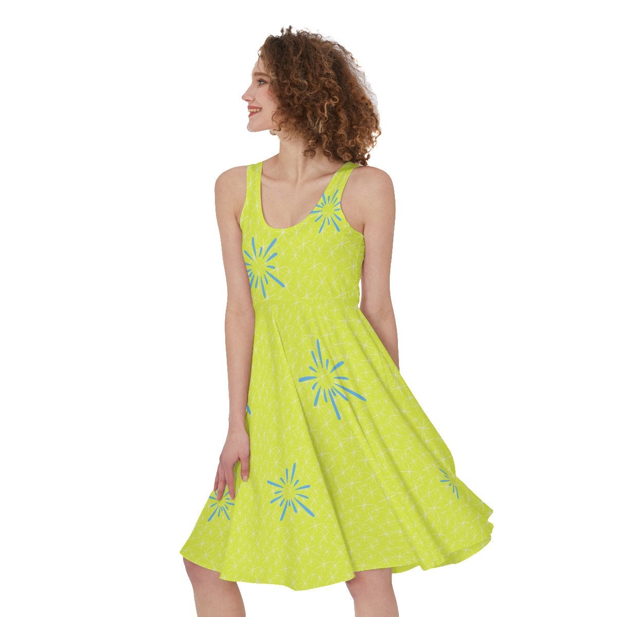 Joy - Inside Out - Disney Bounding - Cosplay - Women's Midi Dress With ...