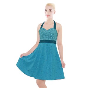 Elsa Iconic Frozen Dress Disney Bounding Dapper Days Women's Halter ...