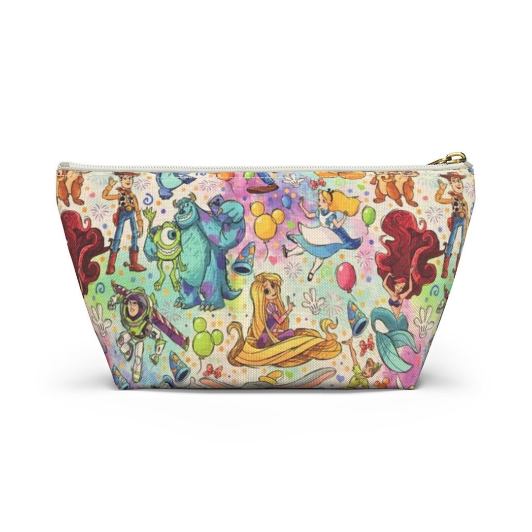 Disney Pouch Inspired by Disney Characters -zipper Accessory Pouch ...