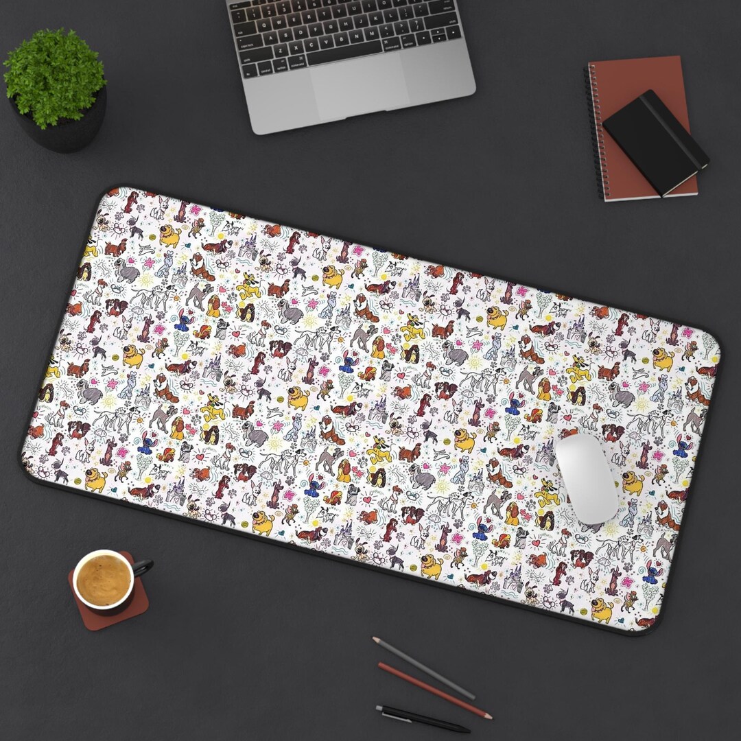 Disney Dogs - Desk Mat - Computer Mat - Gift - Etsy