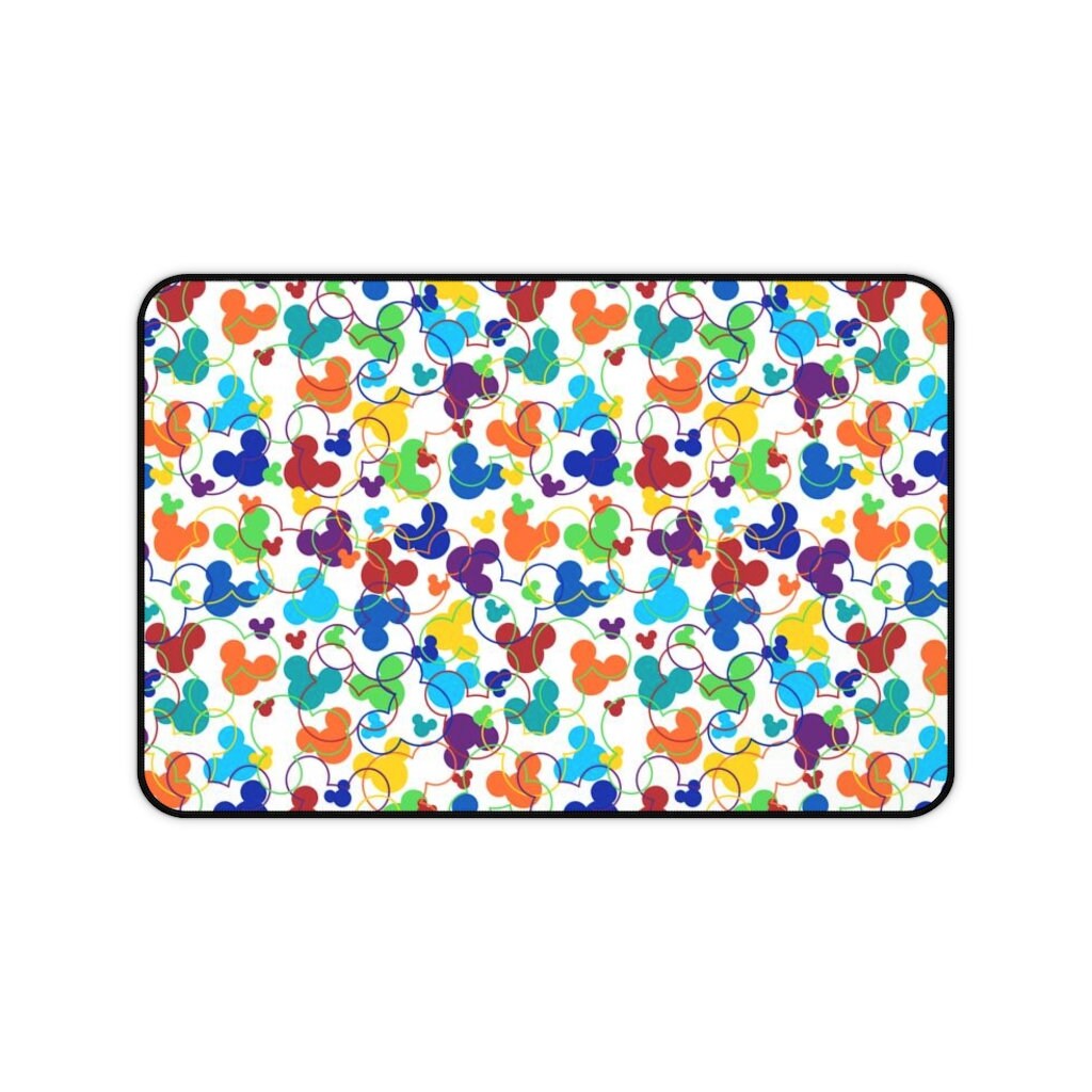 Disney Rainbow Confetti Desk Mat | Etsy