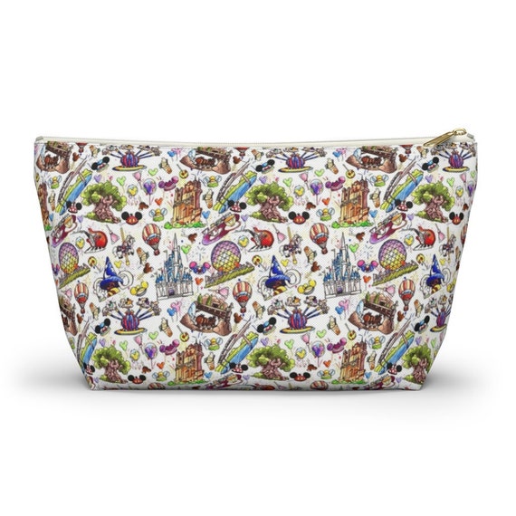 Disney World Inspired Landmarks Accessory Pouch Makeup Bag - Etsy