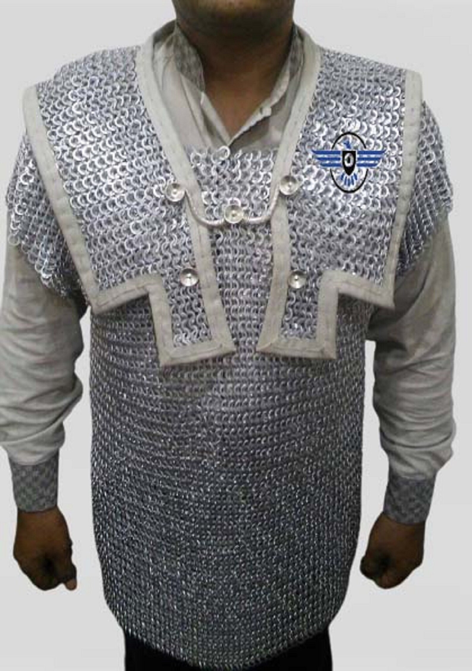 Roman Chainmail Lorica Hamata 10 MM Aluminum Fat Riveted | Etsy