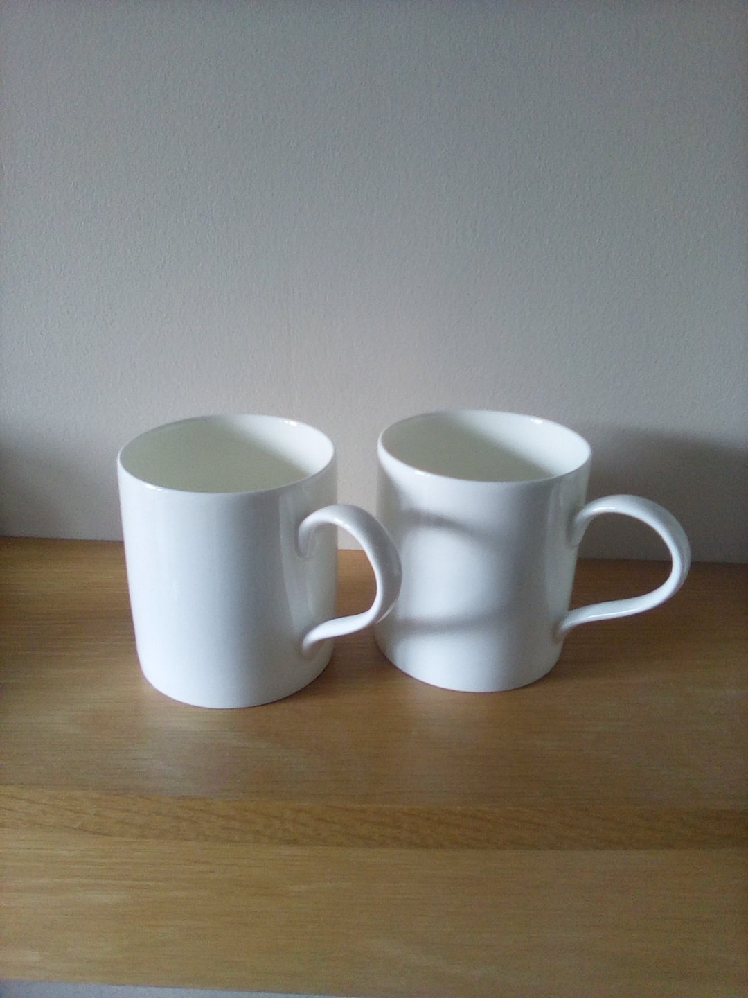White Bone China Mugs - Etsy UK