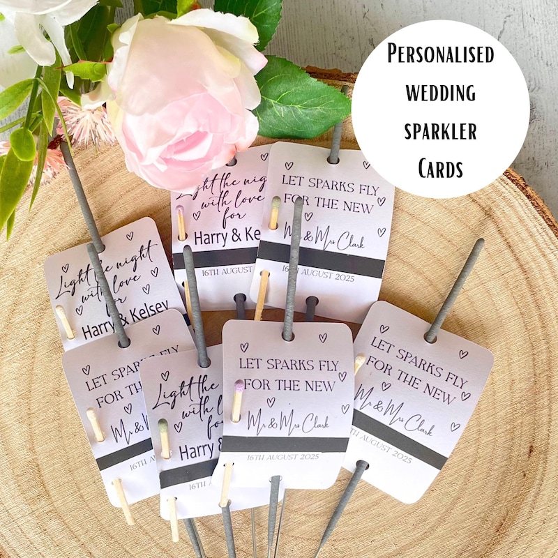 Sparkler Cards - Etsy