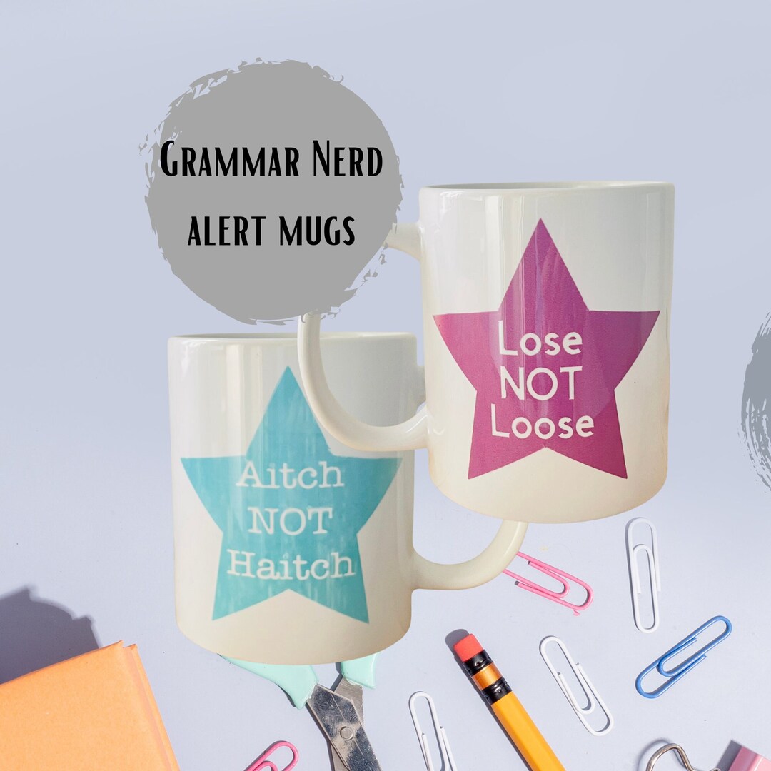 Good Grammar Mug Teacher Gift English Language Coffee Lover's Mug ...