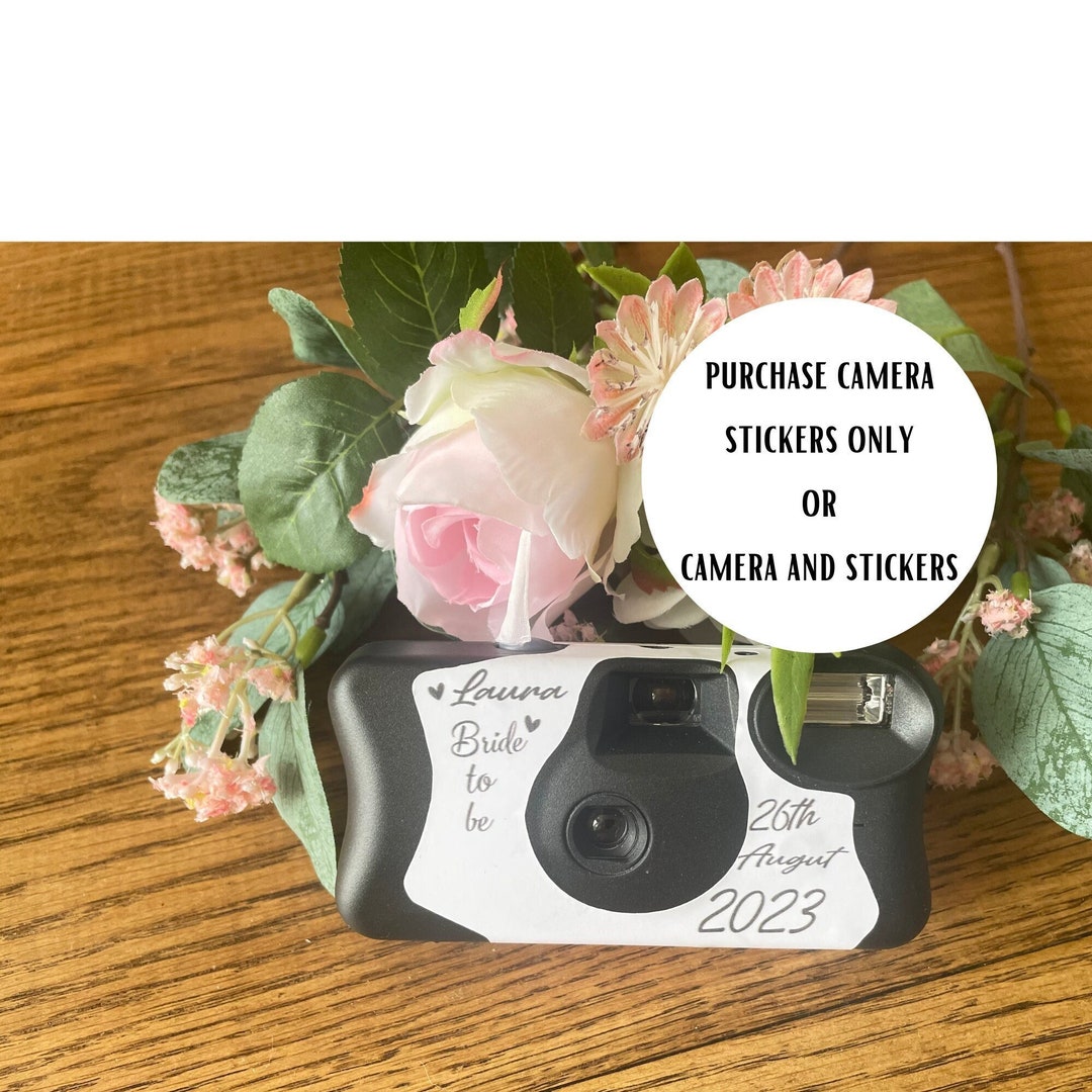 Personalised Disposable Camera Wrap DIY Wedding Favour, Personalised ...