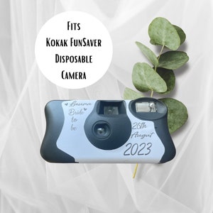 Personalised Disposable Camera Wrap DIY Wedding Favour, Personalised ...