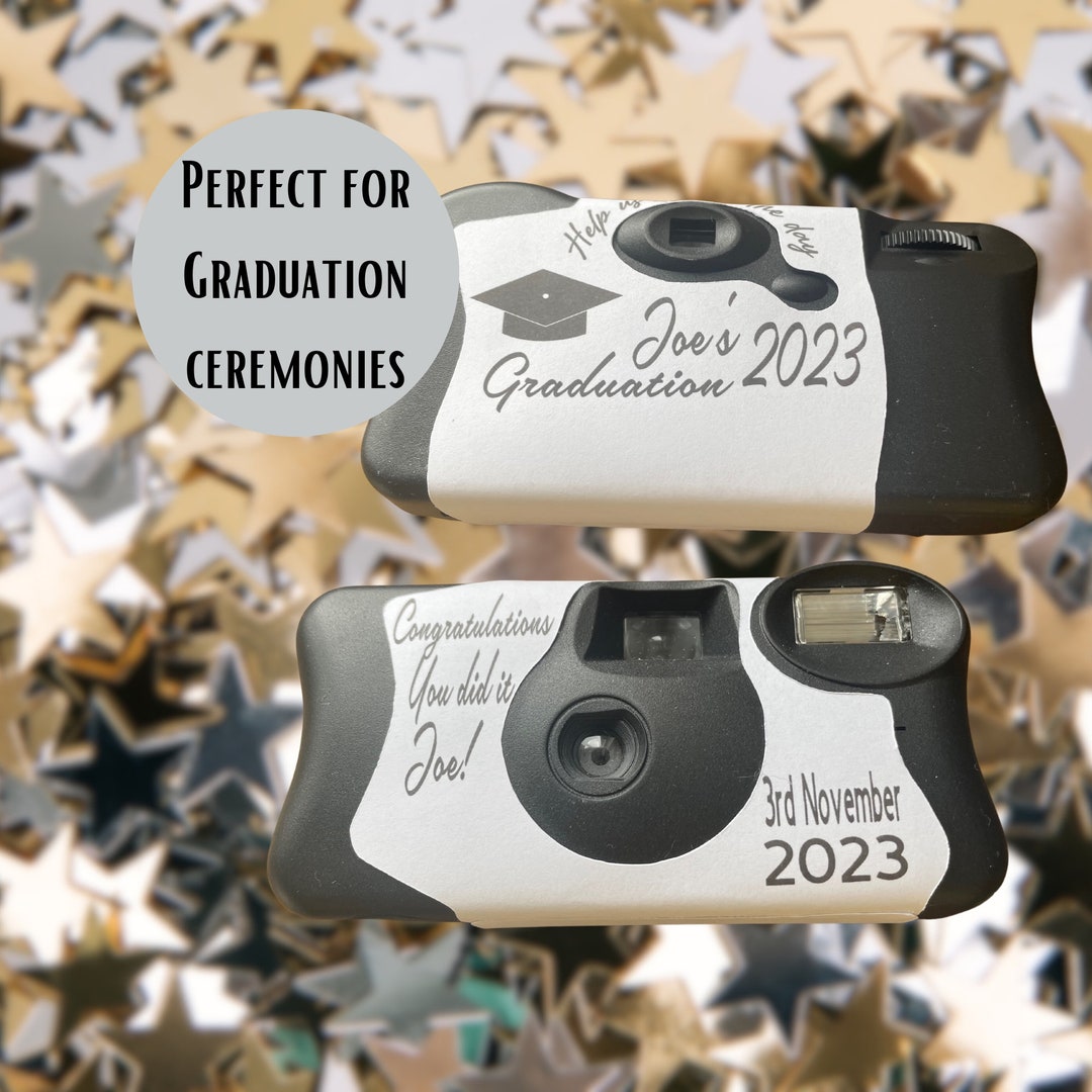 Graduation Disposable Camera Stickers Birthday Celebration Accessories ...