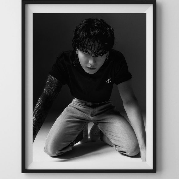 Bts Jungkook Poster Calvin Klein - Etsy
