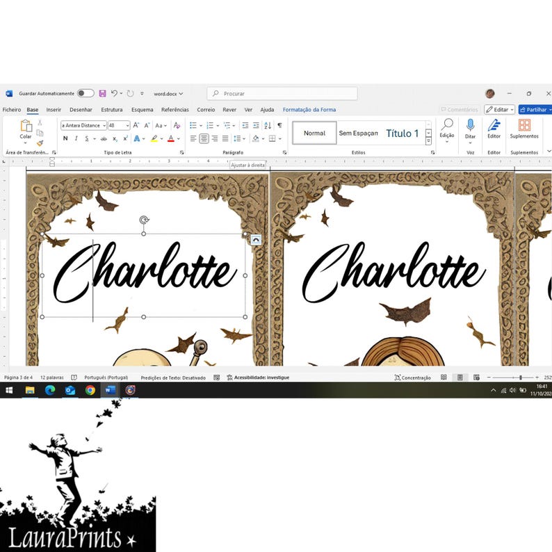 Editable Halloween Table Markers: Digital Download (word & Powerpoint ...