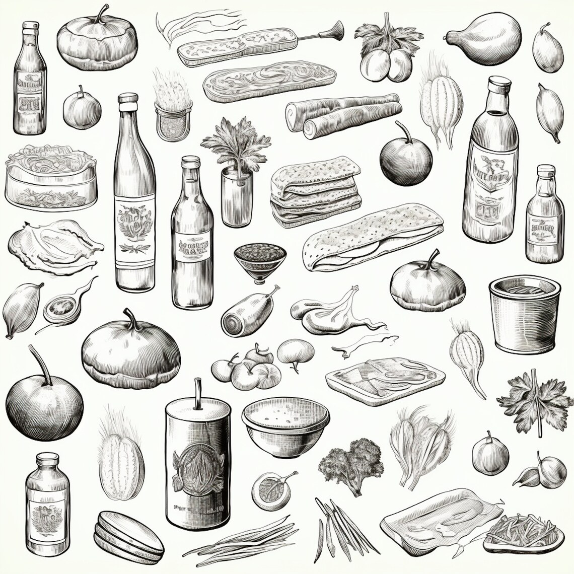 Cooking Doodles, Kitchen, Food Stickers Stickers 135 Png, Clipart ...