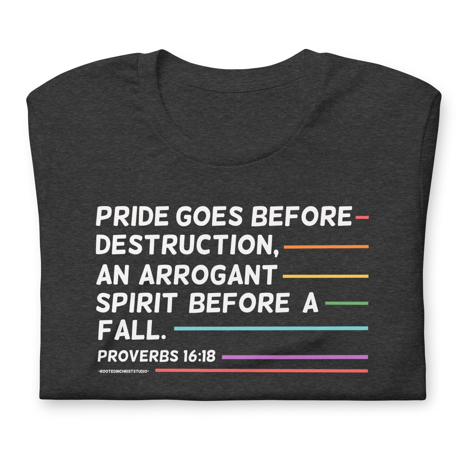 Pride Goes Before Destruction Shirt Proverbs Shirt Christian - Etsy
