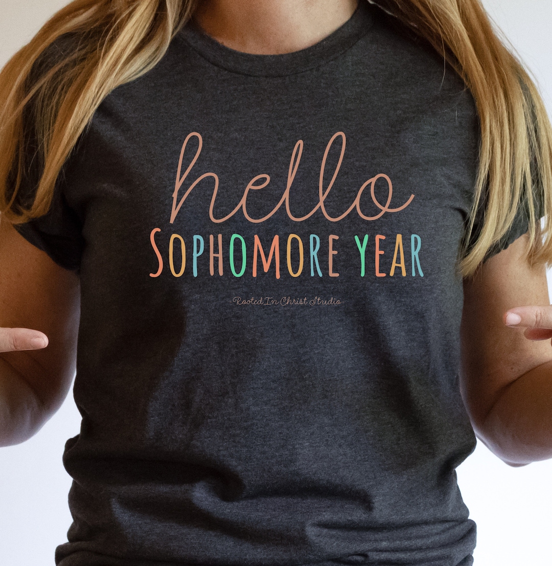 Hello Sophomore Year Shirt, Sophomore Year Shirt, Sophomore T-shirt ...