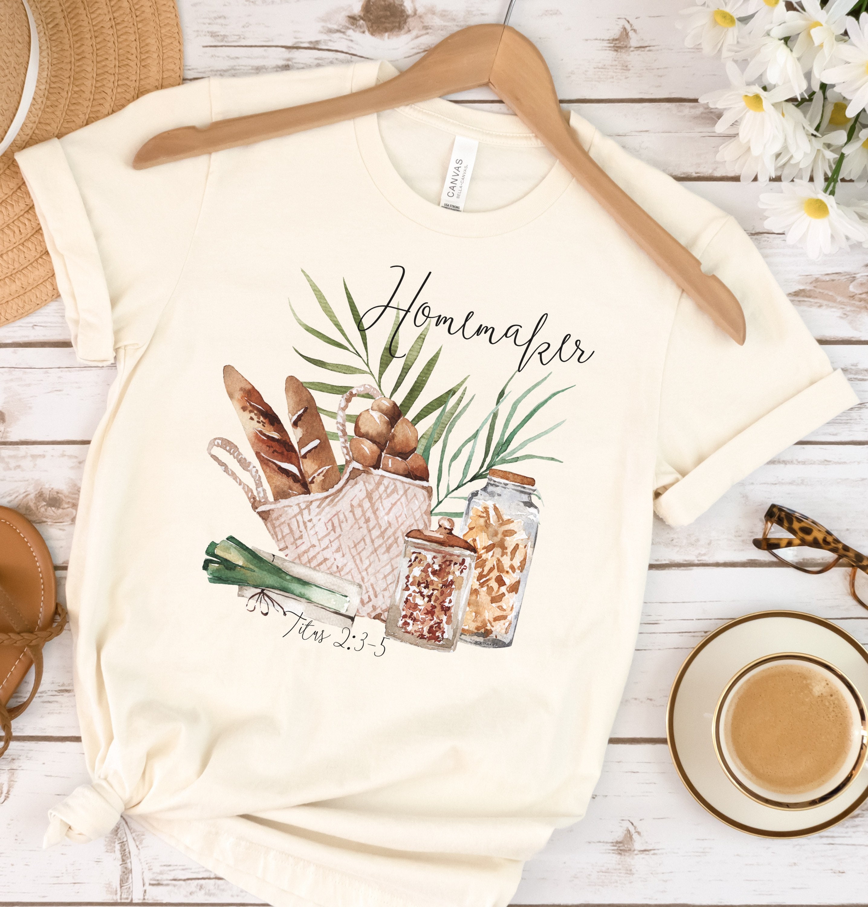 Homemaker Shirt Titus 2:3-5 Bible Verse Tee Christian Shirts - Etsy