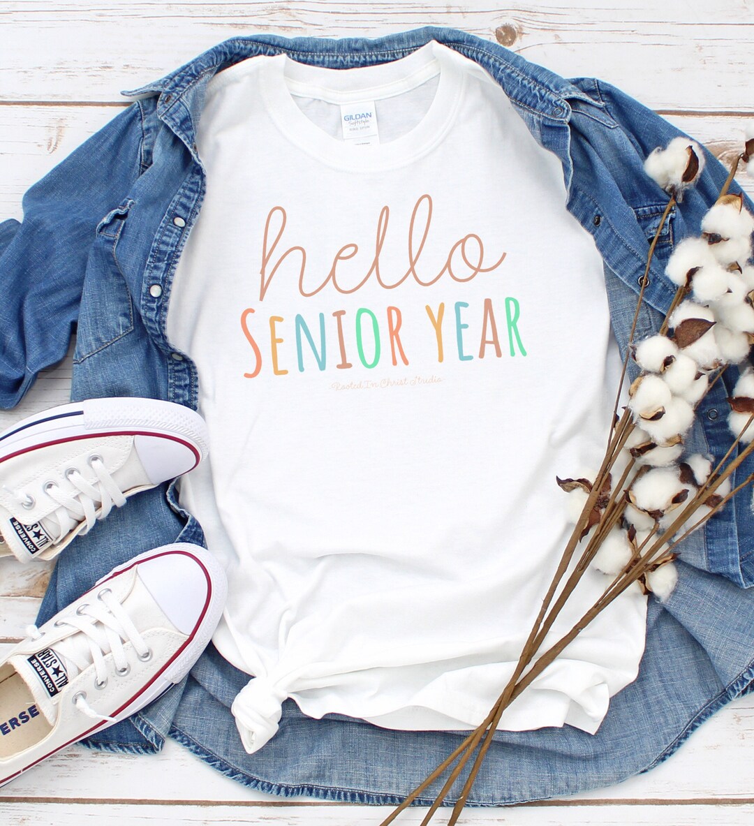 Hello Senior Year Shirt, Senior Year Shirt, Senior T-Shirt, Erster ...