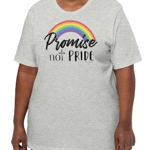 Promise Not Pride Christian Rainbow Shirt: Women's Graphic Tee - Etsy