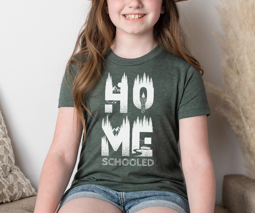 Homeschooled Adventure Shirt for Kids, Homeschool, Camping, Field Trip ...