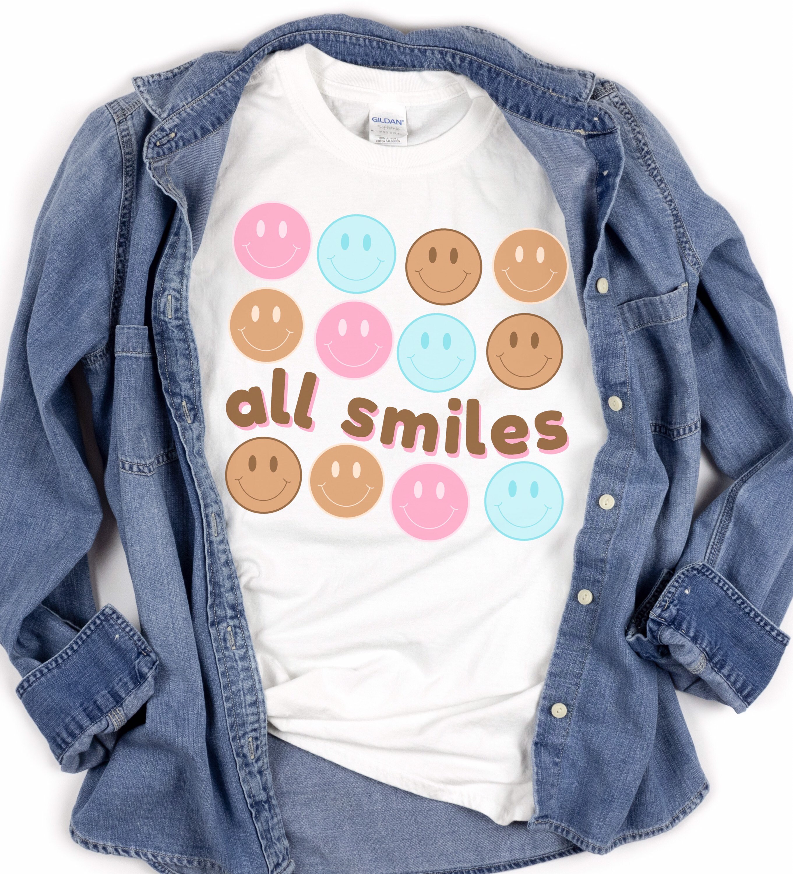 All Smiles Shirt Smiley Face Shirt Smiley Shirt Positivity | Etsy