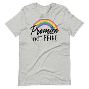 Promise Not Pride Christian Rainbow Shirt: Women's Graphic Tee - Etsy