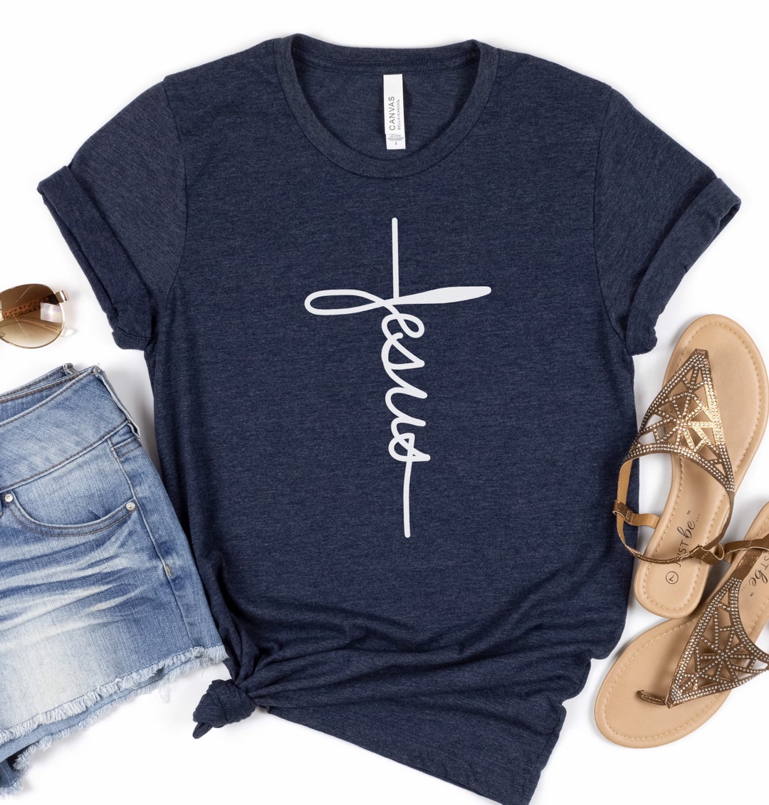 Jesus Cross Shirt, Christian Shirts - Etsy