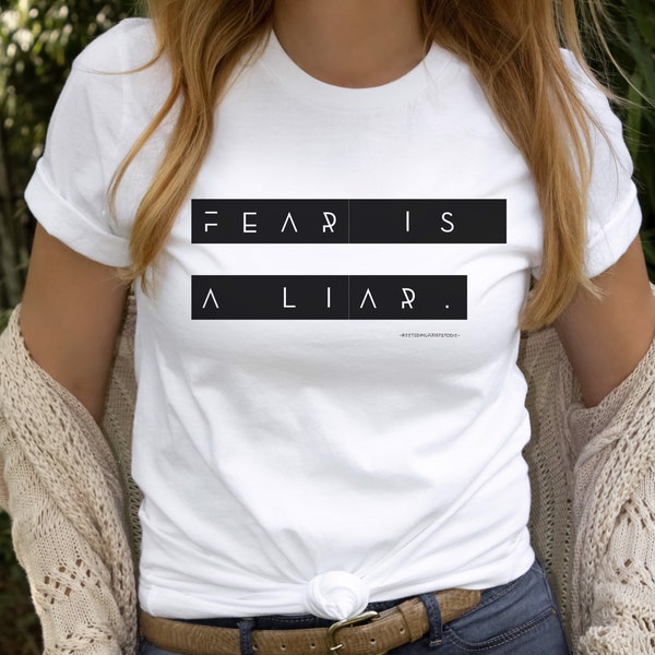 Fear is a Liar - Etsy