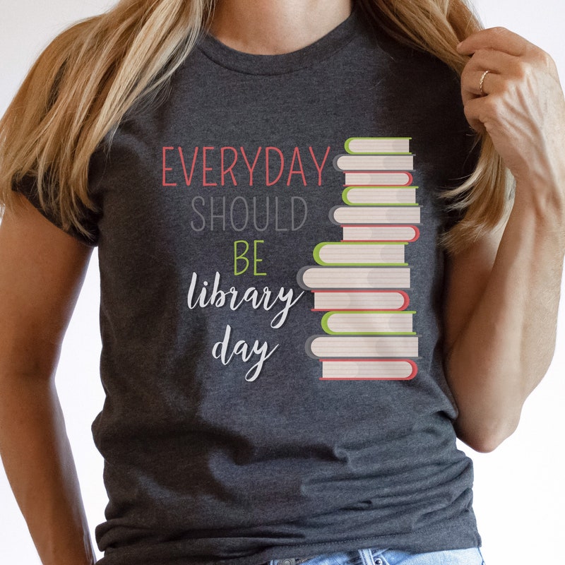 Library Shirt - Etsy