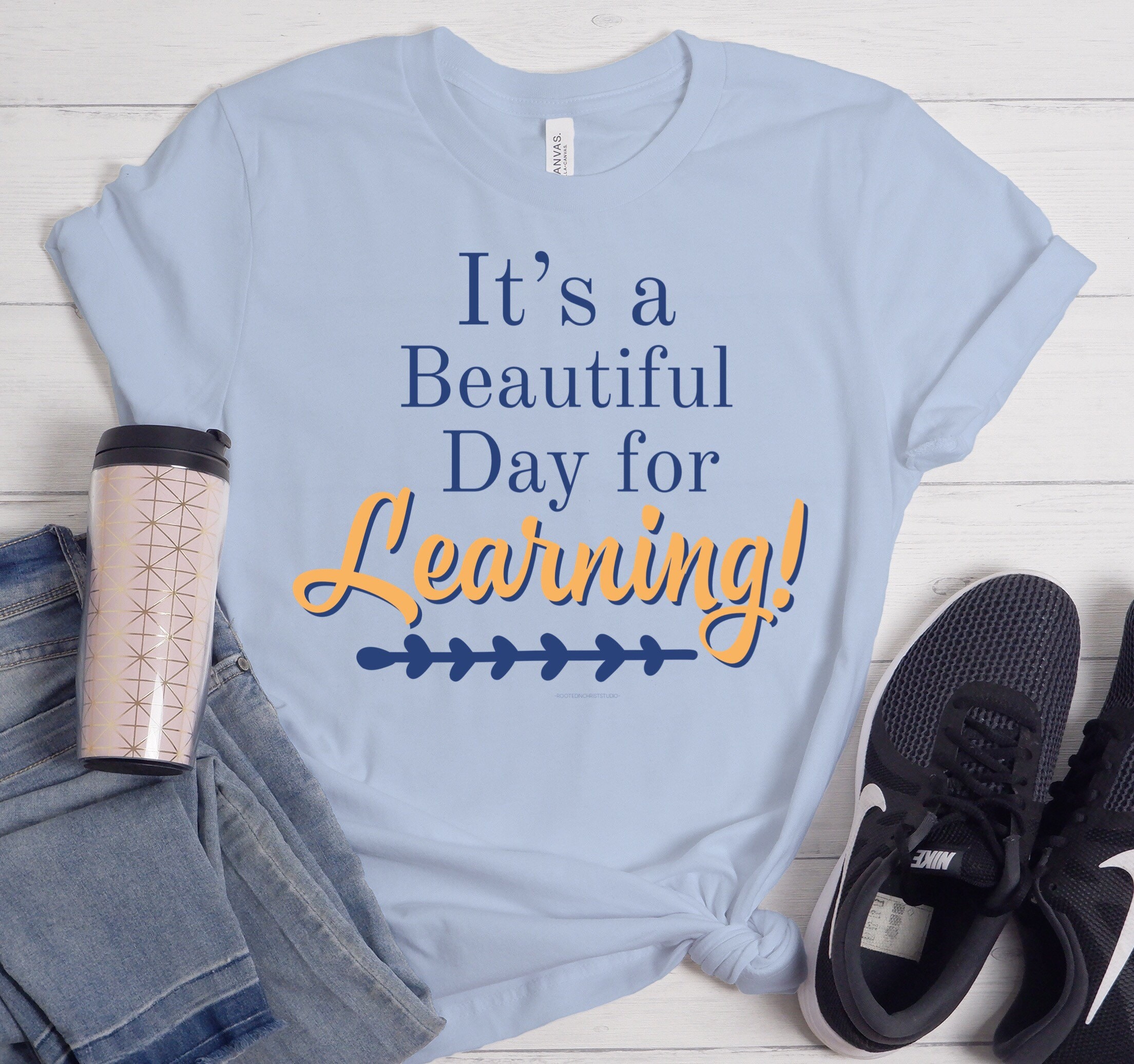 Its A Beautiful Day for Learning Shirt Teacher Shirts - Etsy UK