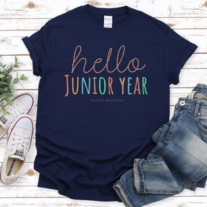 Hello Junior Year Shirt, Junior Year Shirt, Junior T-shirt, First Day ...