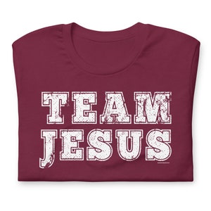 Team Jesus Christian Shirt, Minimalist Christian Shirts - Etsy