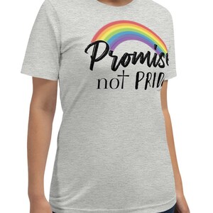 Promise Not Pride Christian Rainbow Shirt: Women's Graphic Tee - Etsy