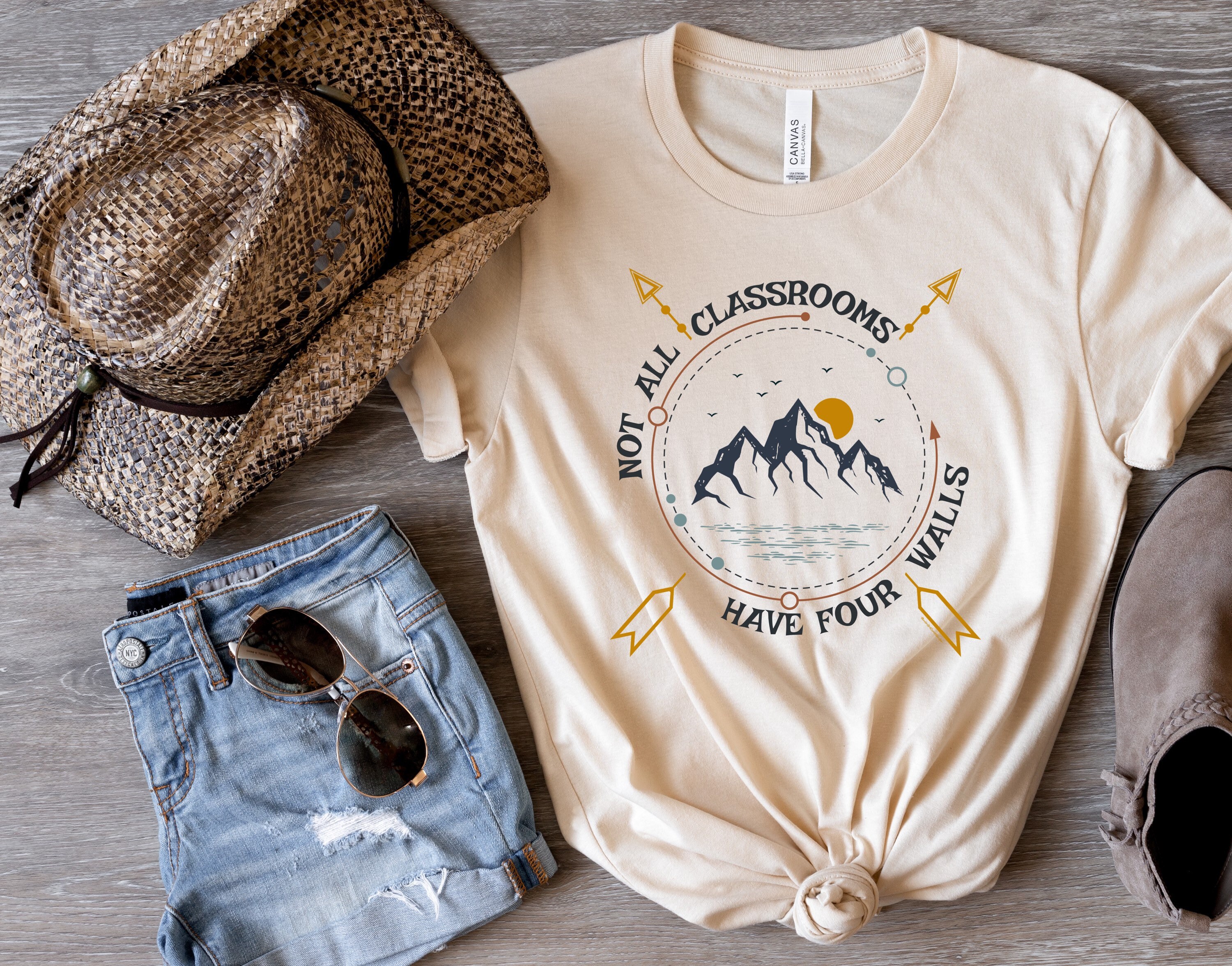 Not All Classrooms Have Four Walls Shirt: Homeschool Teacher Tee - Etsy