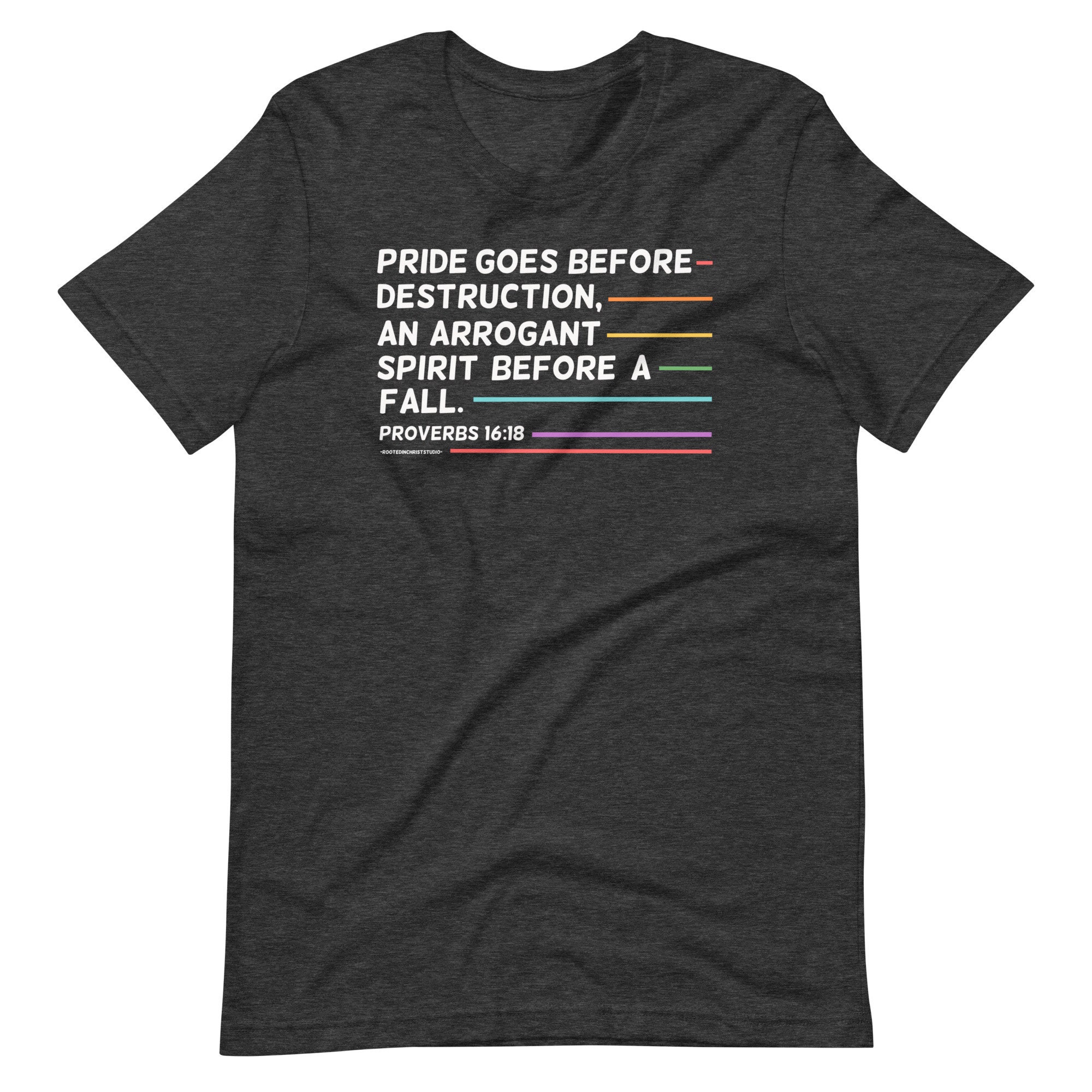 Pride Goes Before Destruction Shirt Proverbs Shirt Christian - Etsy