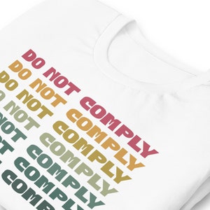 Do Not Comply Shirt, Medical Freedom T Shirt for Women - Etsy