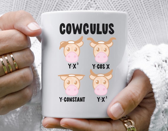 Math Teacher Coffee Mug Cowculus Mug Calculus Coffee Mug | Etsy