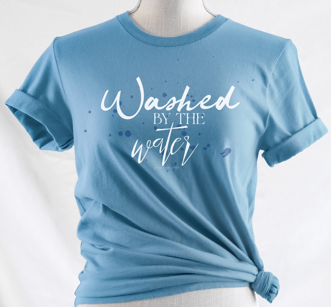 Washed by the Water Shirt, Christian Cross Shirt for Women, Baptism ...