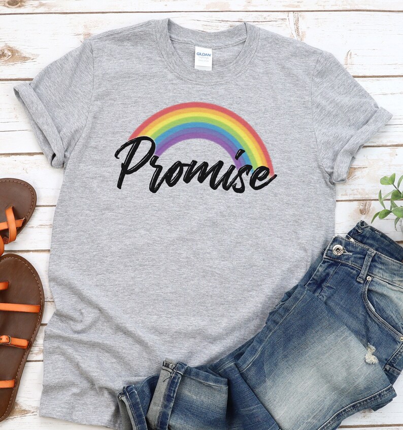 Promise Christian Rainbow Shirt, Conservative Christian Shirts for ...