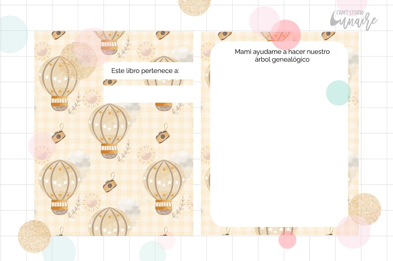 Libro mi primer año, imprimible, digital, Printable Baby Book, Baby ...