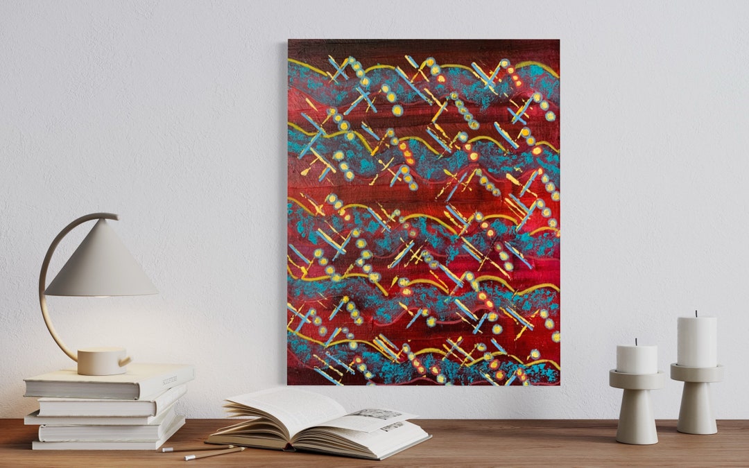 Stars in Alignment: Acrylic Painting on Canvas, 11x14" Unframed - Etsy