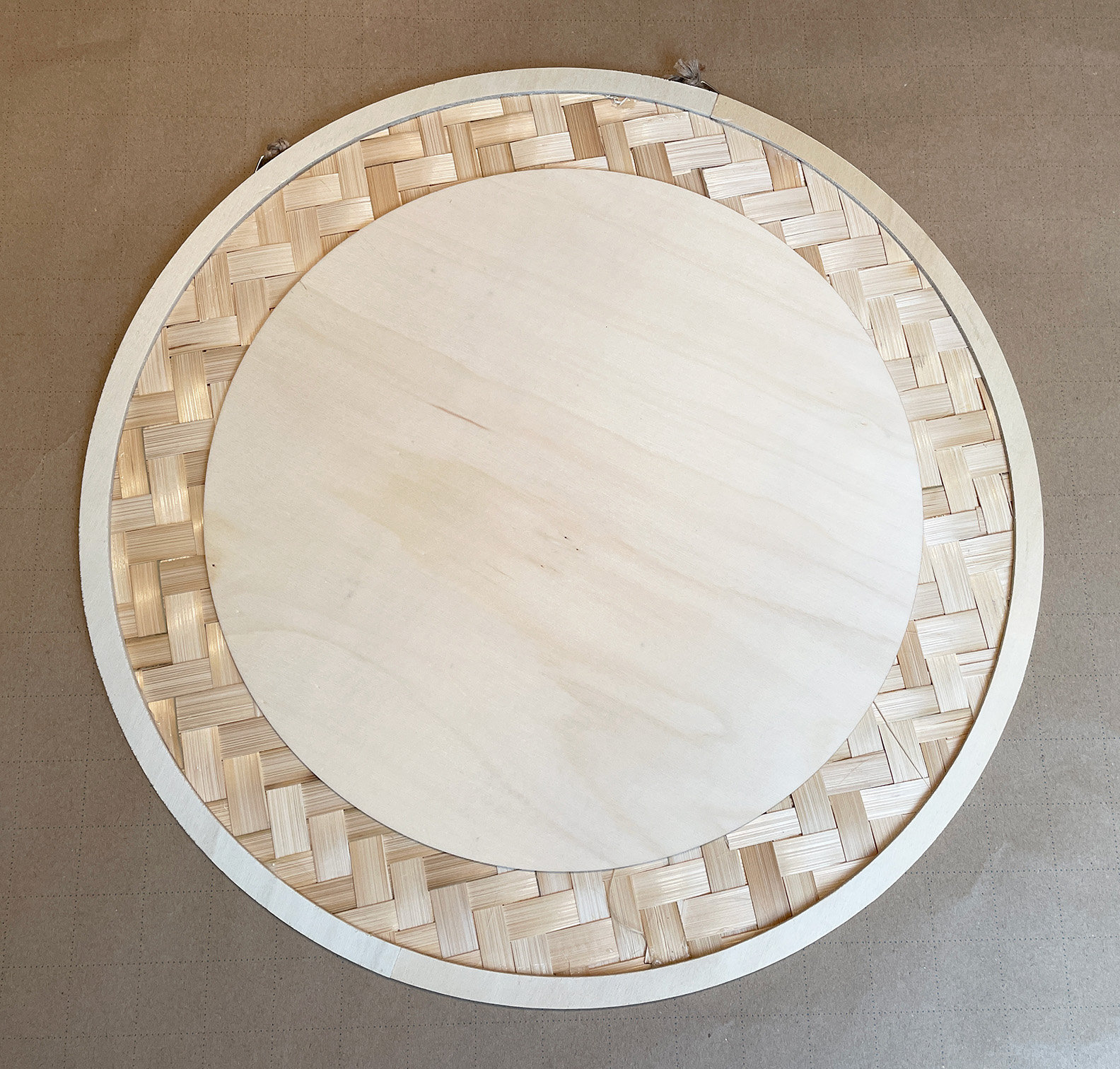 Unfinished Wood Blank Sign Board Circle Round Shape DIY for Home Decor ...