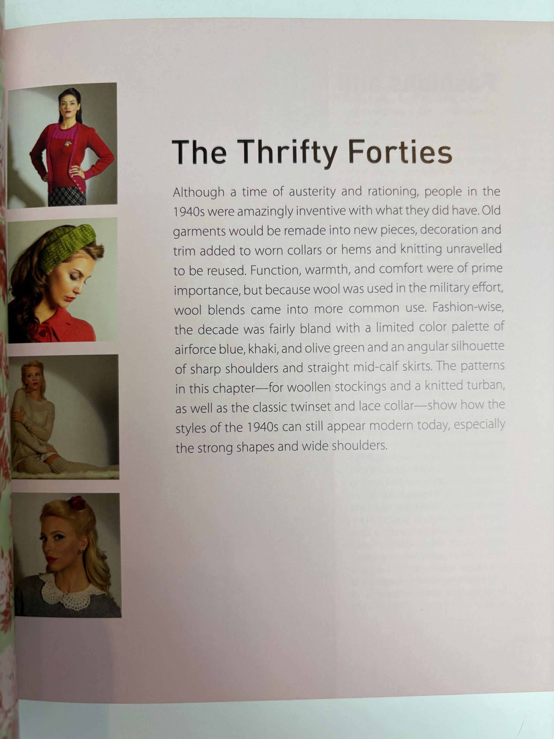 Knitting Vintage: 30 Projects Inspired by Roaring Twenties, Glam ...