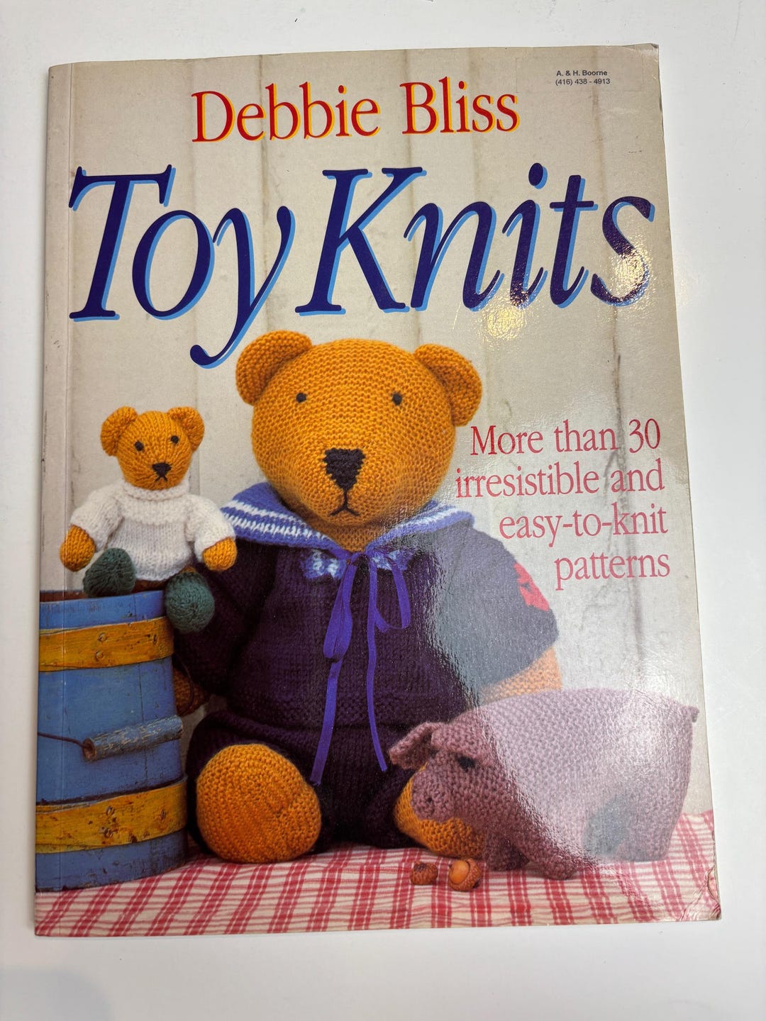 Toy Knits Easy to Knit Patterns Instructions Soft Toys Knitting DIY ...