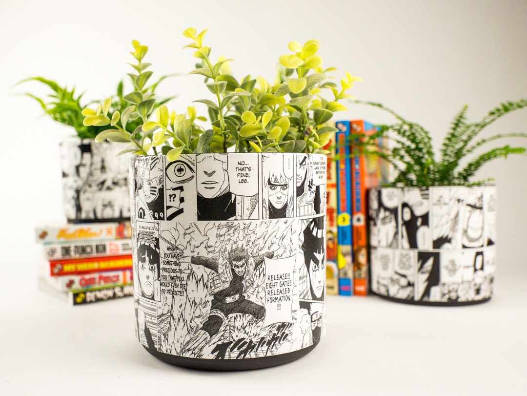 Manga Page Plant Pot: Naruto various Sizes Available - Etsy