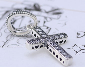 Pandora Cross Charm - Etsy