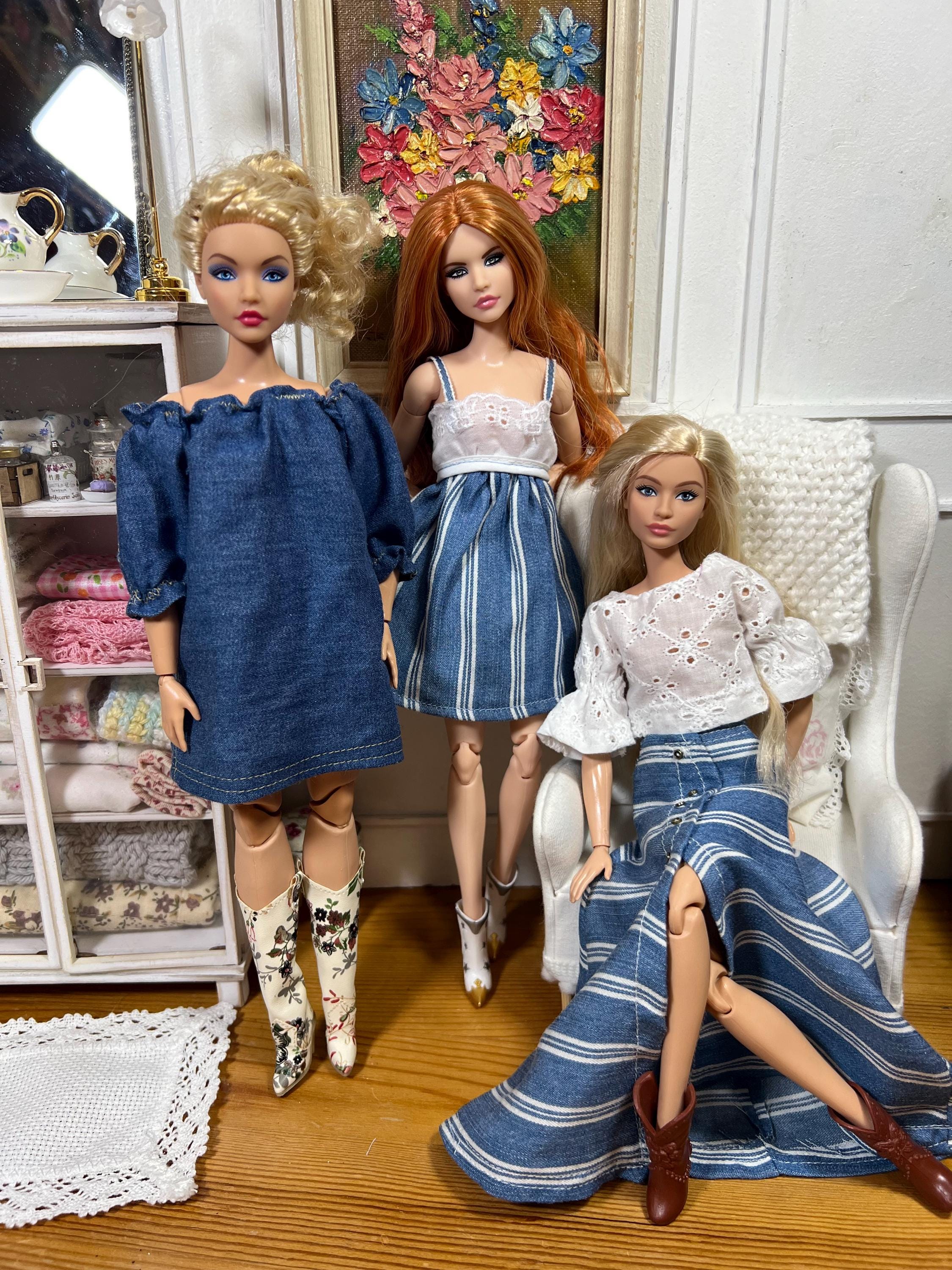 Denim Jeans Barbie Etsy Australia