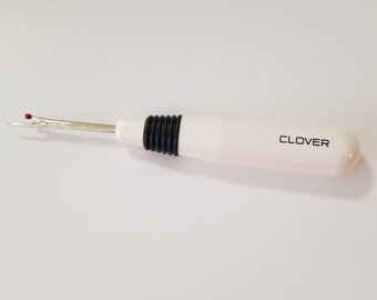 Clover Seam Ripper Thick White Handle Sharp Point Cuts - Etsy