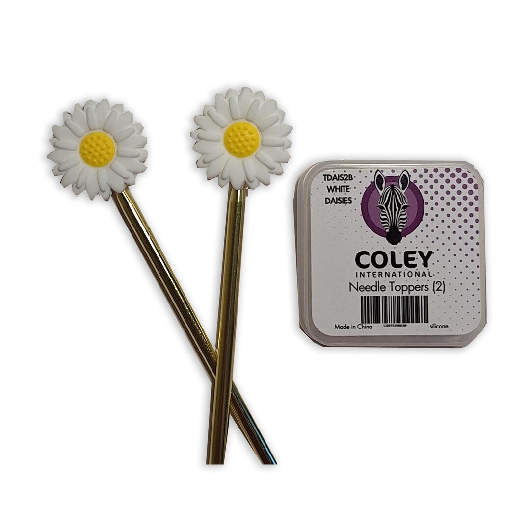 Coley Needle Toppers - White Daisy - Etsy